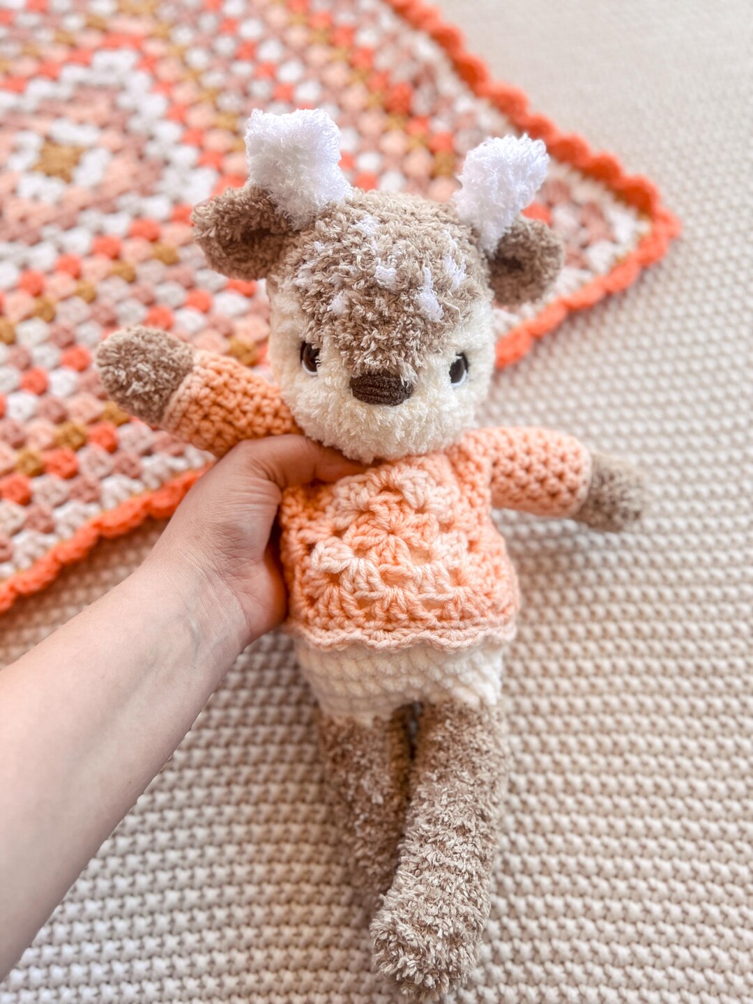Crochet Deer | Crochet Fawn | Crochet Kids Toy - Etsy