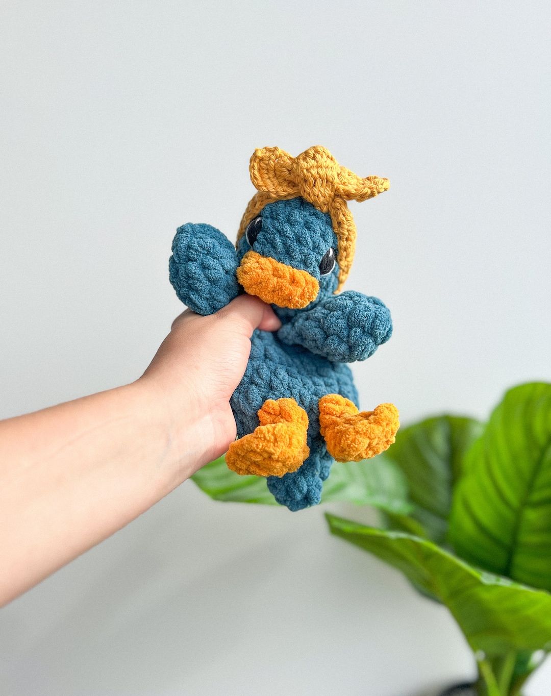 Baby Della Duck | Crochet Duck | Crochet Snuggler | Duck Snuggler ...