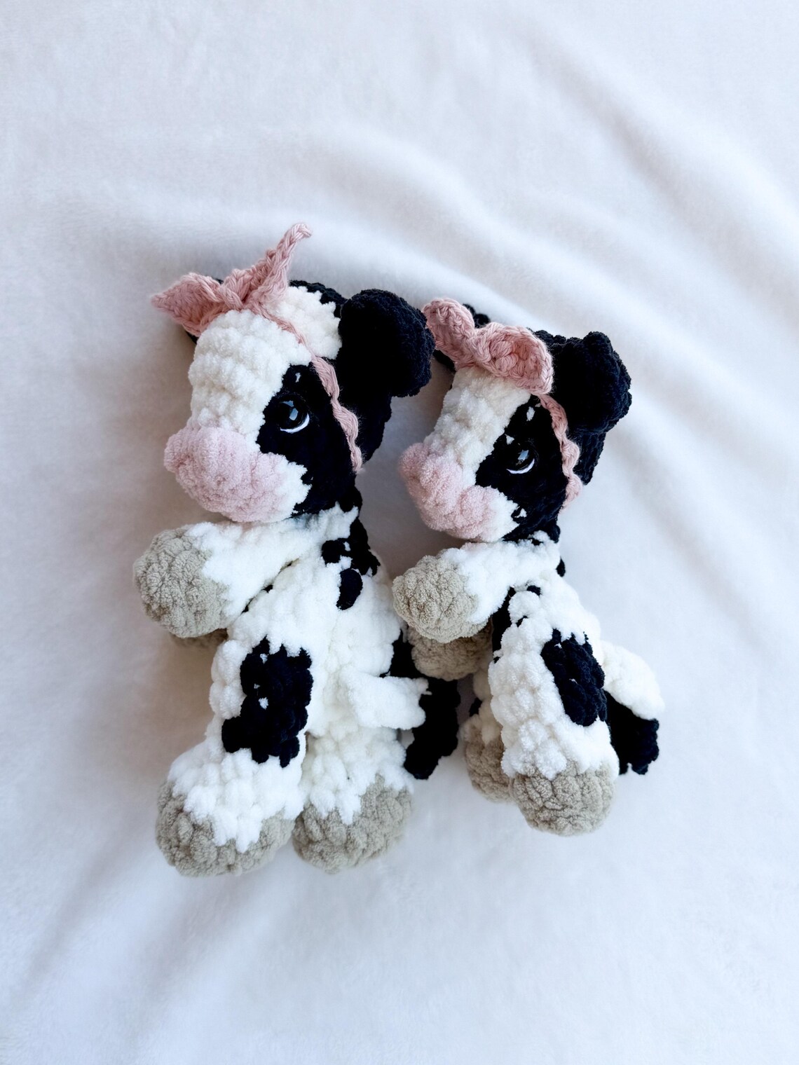 MADE TO ORDER Crochet Cow | Cow Stuffed Animal | Cow Lovey | Kids Toy ...