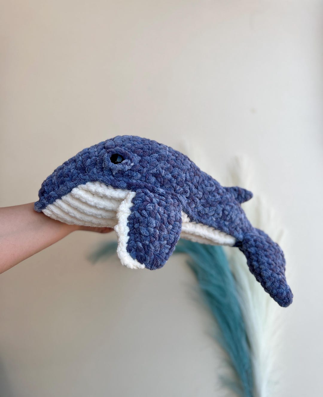 Hugo Humpback Whale Whale Stuffed Animal Crochet Whale - Etsy