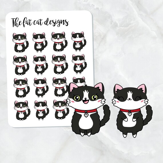 Bud the Cat Exclusive Die Cut and Sticker Sheet Set for Erin - Etsy