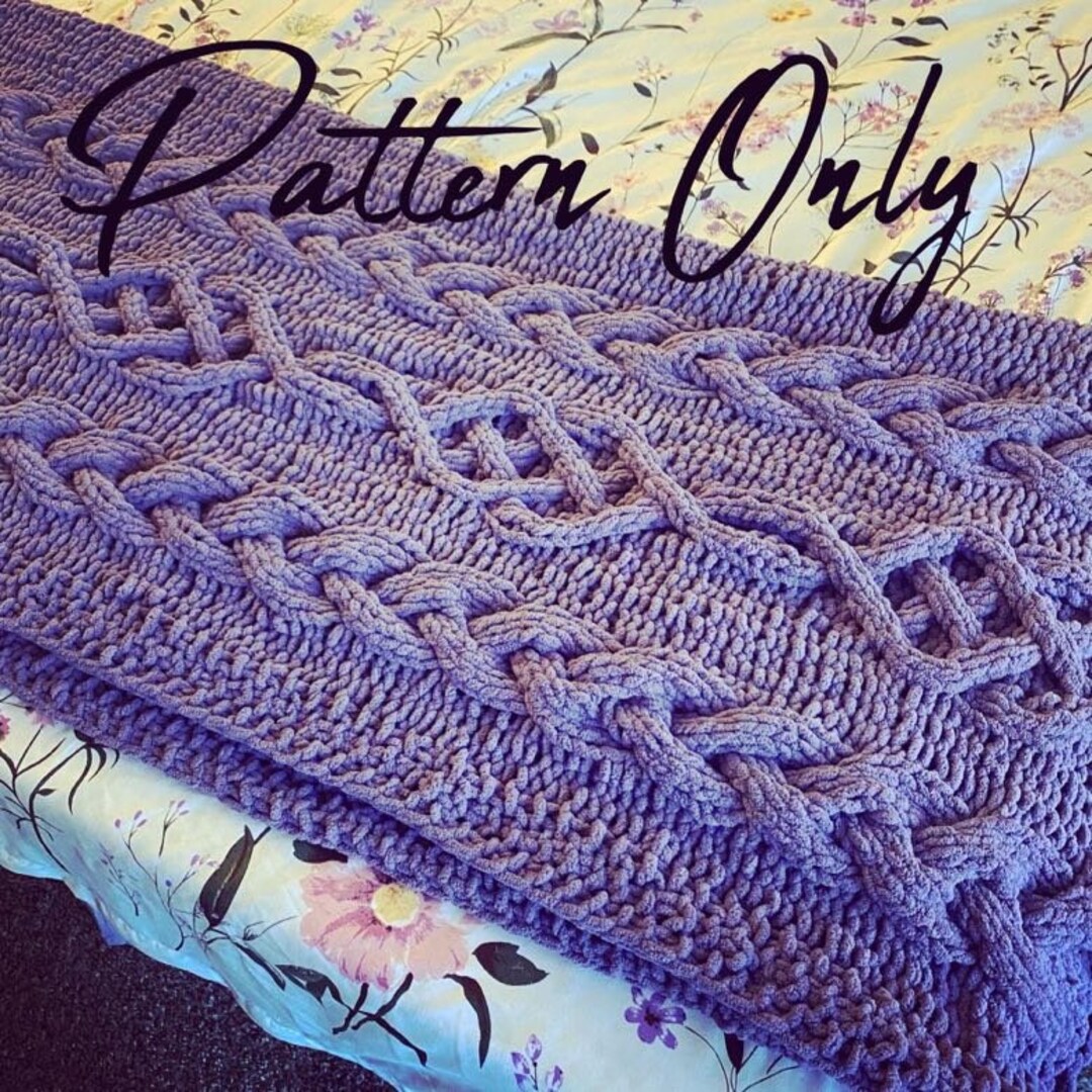 Fire & Ice Throw Pattern - Etsy