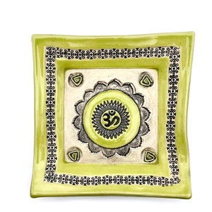 Zen Ohm Ceramic Plate - Etsy