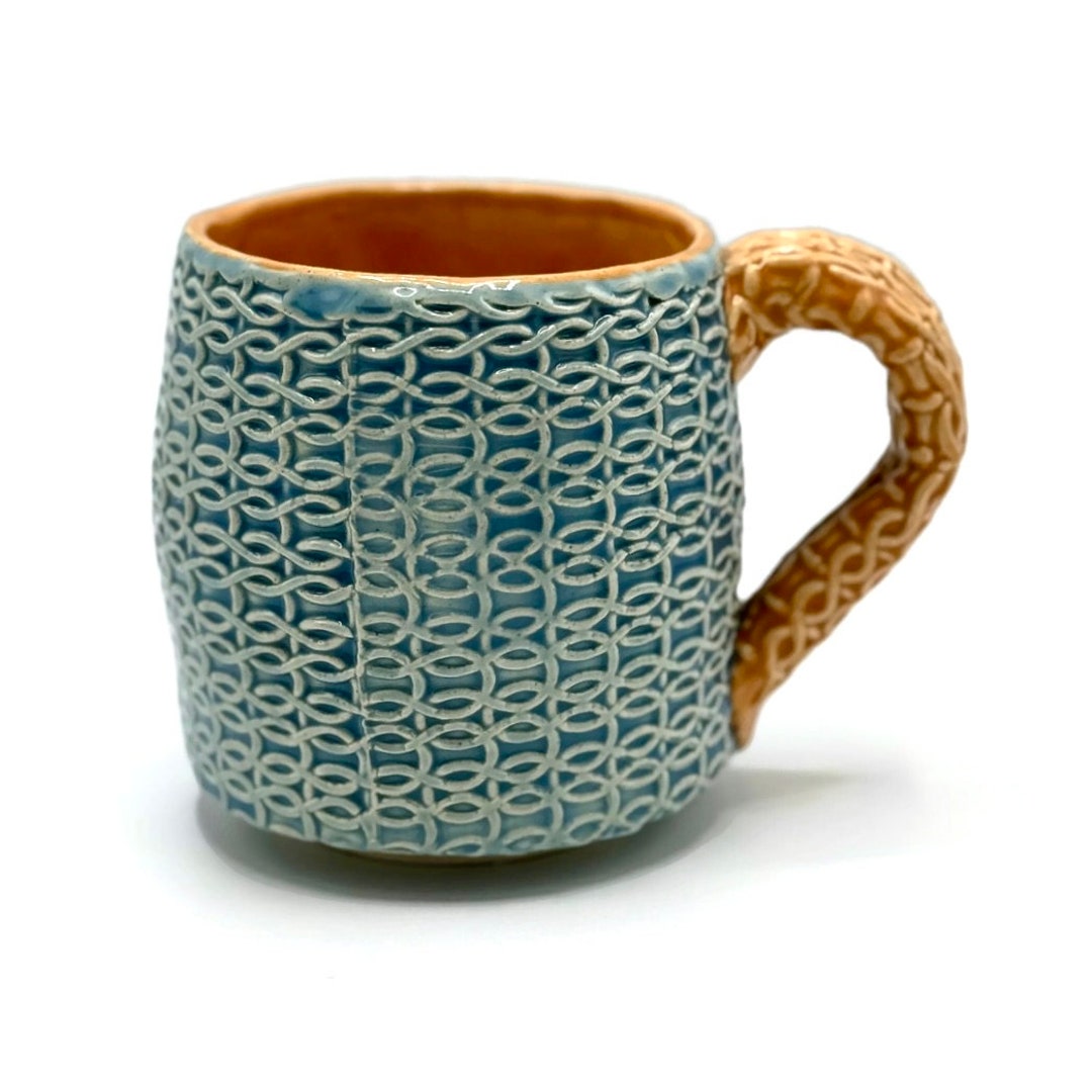 Hand Built Ceramic Mug, Handmade Pottery Mug, Colorful Mug, Tea Cup - Etsy