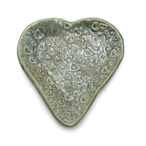 Handmade Ceramic Heart Plate - Etsy