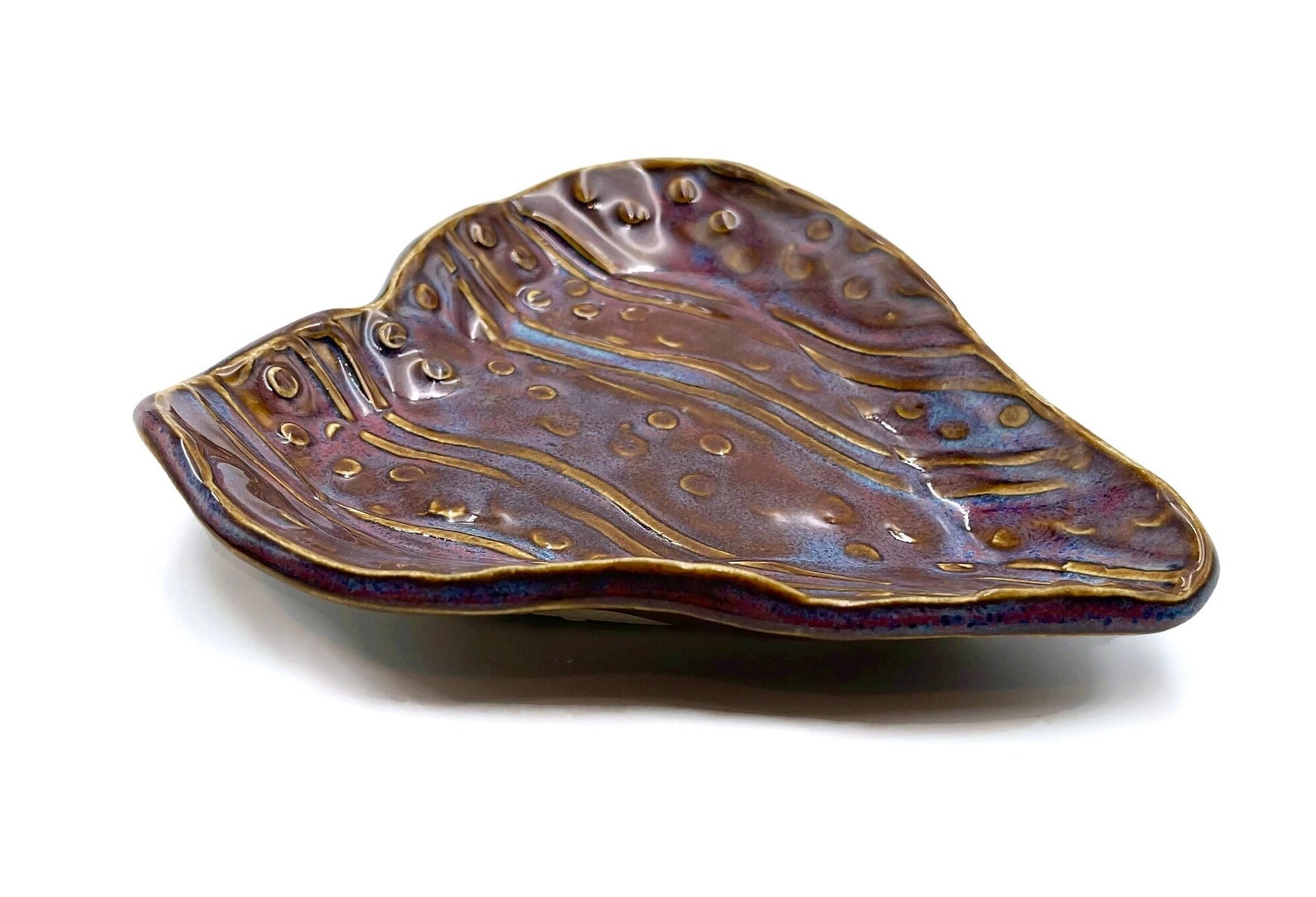 Hand Built Ceramic Heart Plate - Etsy