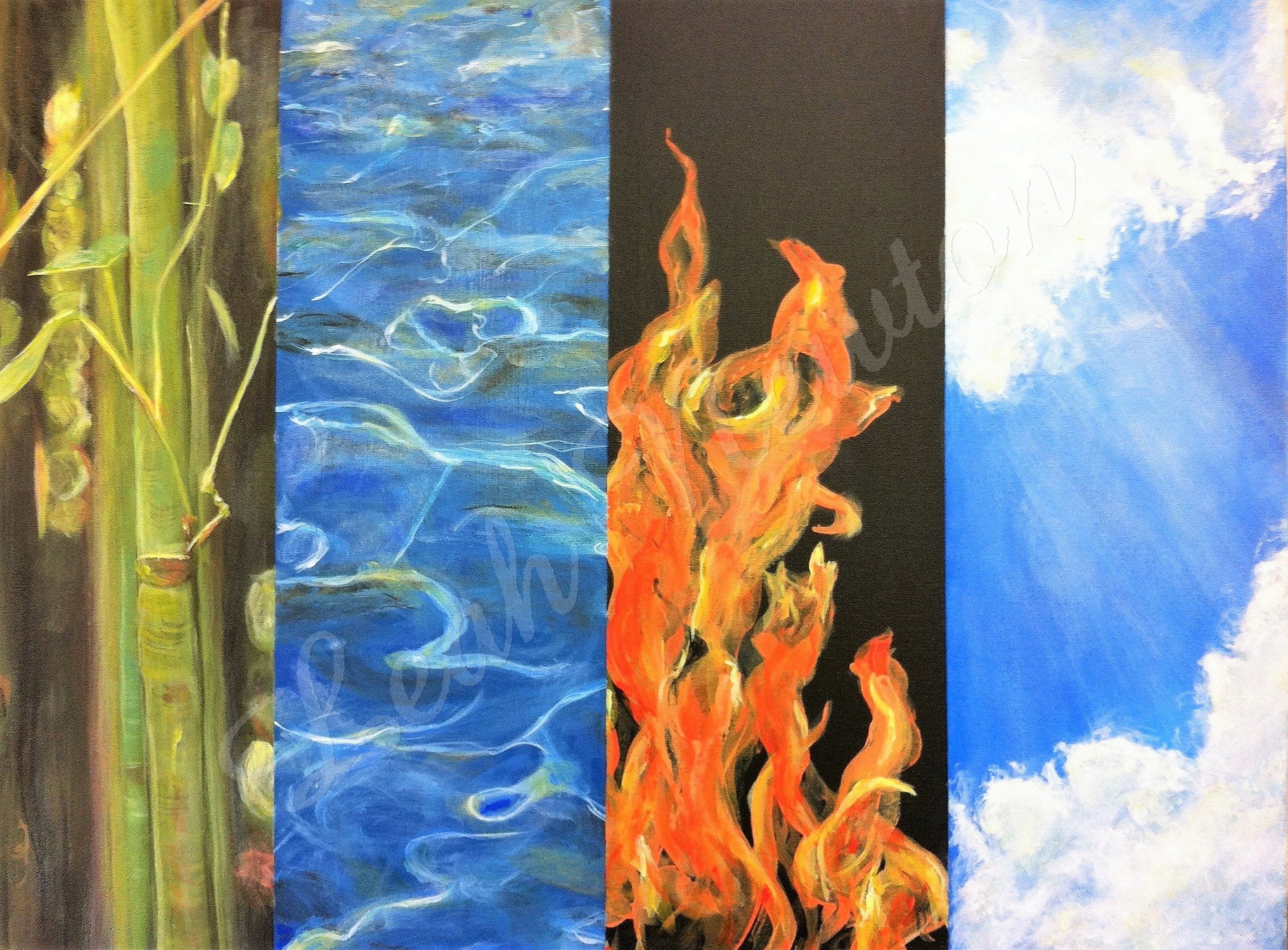 The Four Elements - Etsy