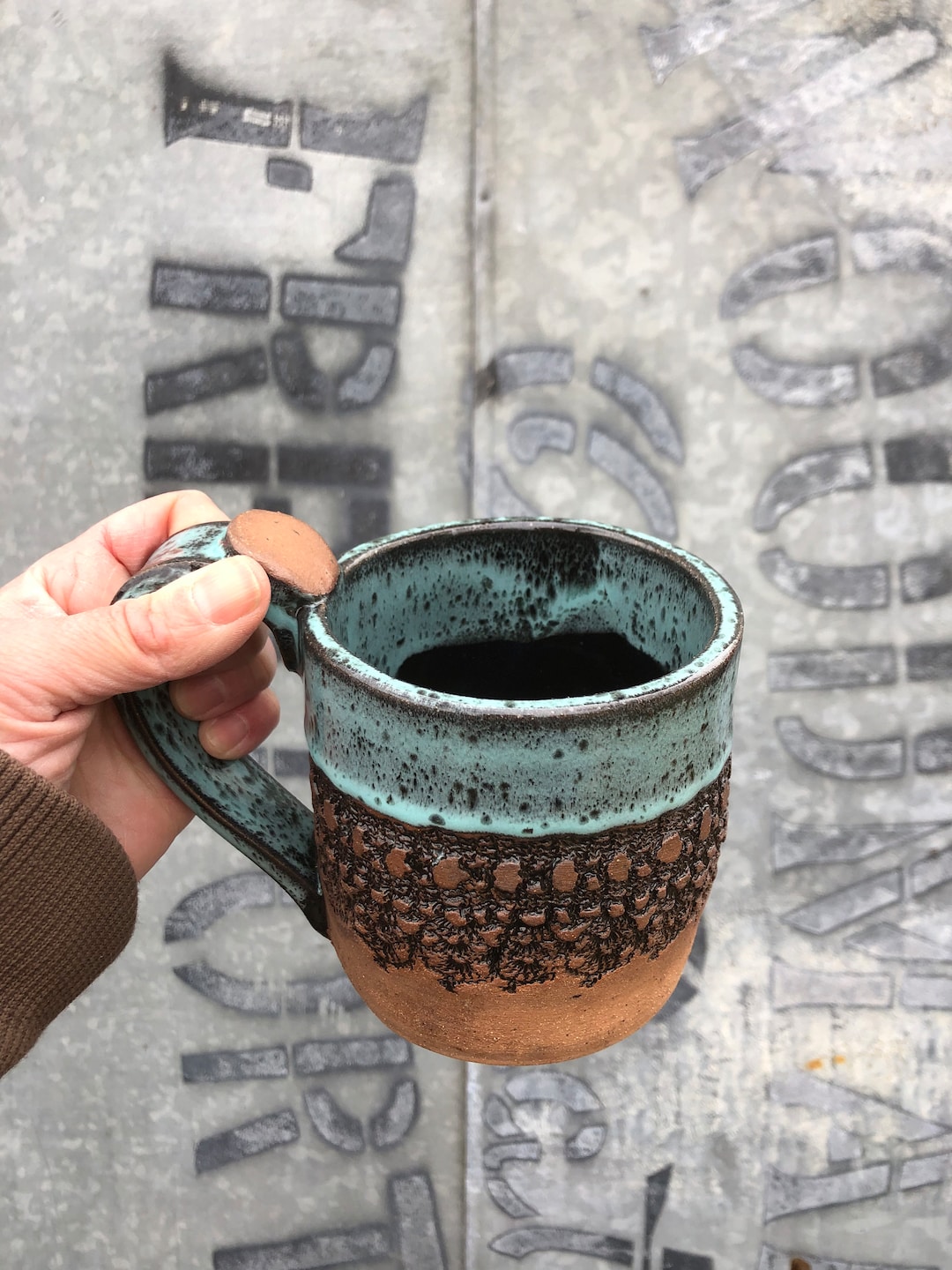 Handmade Stoneware Mug Handmade Pottery Coffee Mug - Etsy