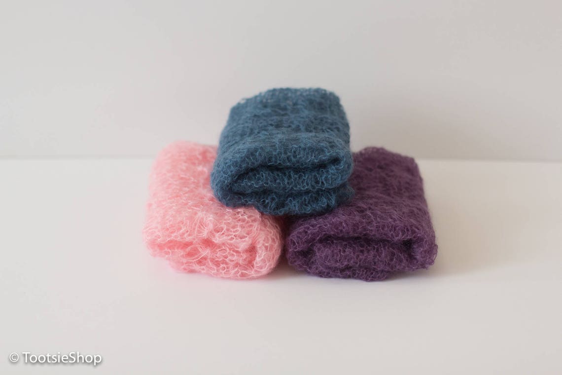 Knit Patterned Mohair Blanket Knit Mohair Wrap Photography Etsy