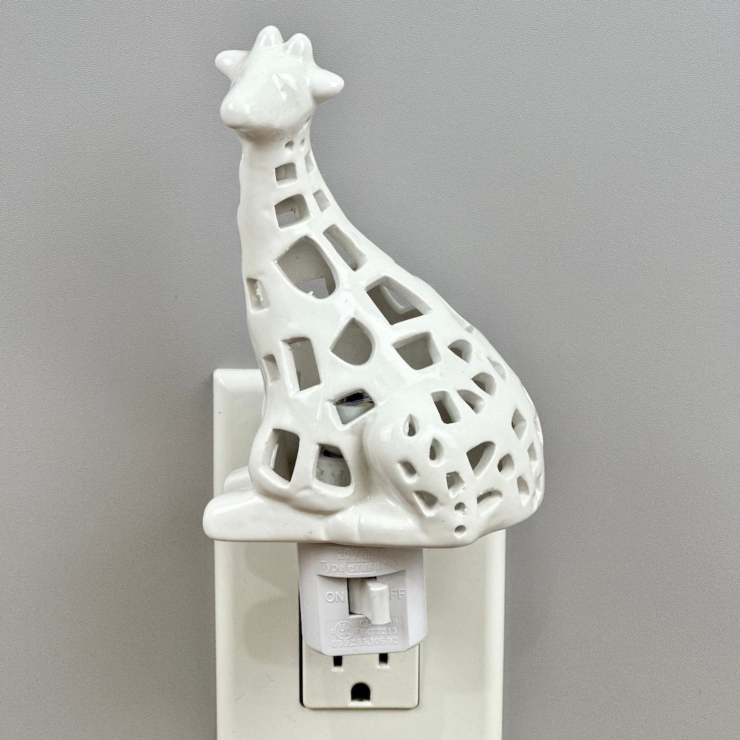 Giraffe Night Light, Safari Nightlight, Safari Nursery, Zoo Nightlight ...