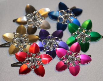 Chainmail flower | Etsy