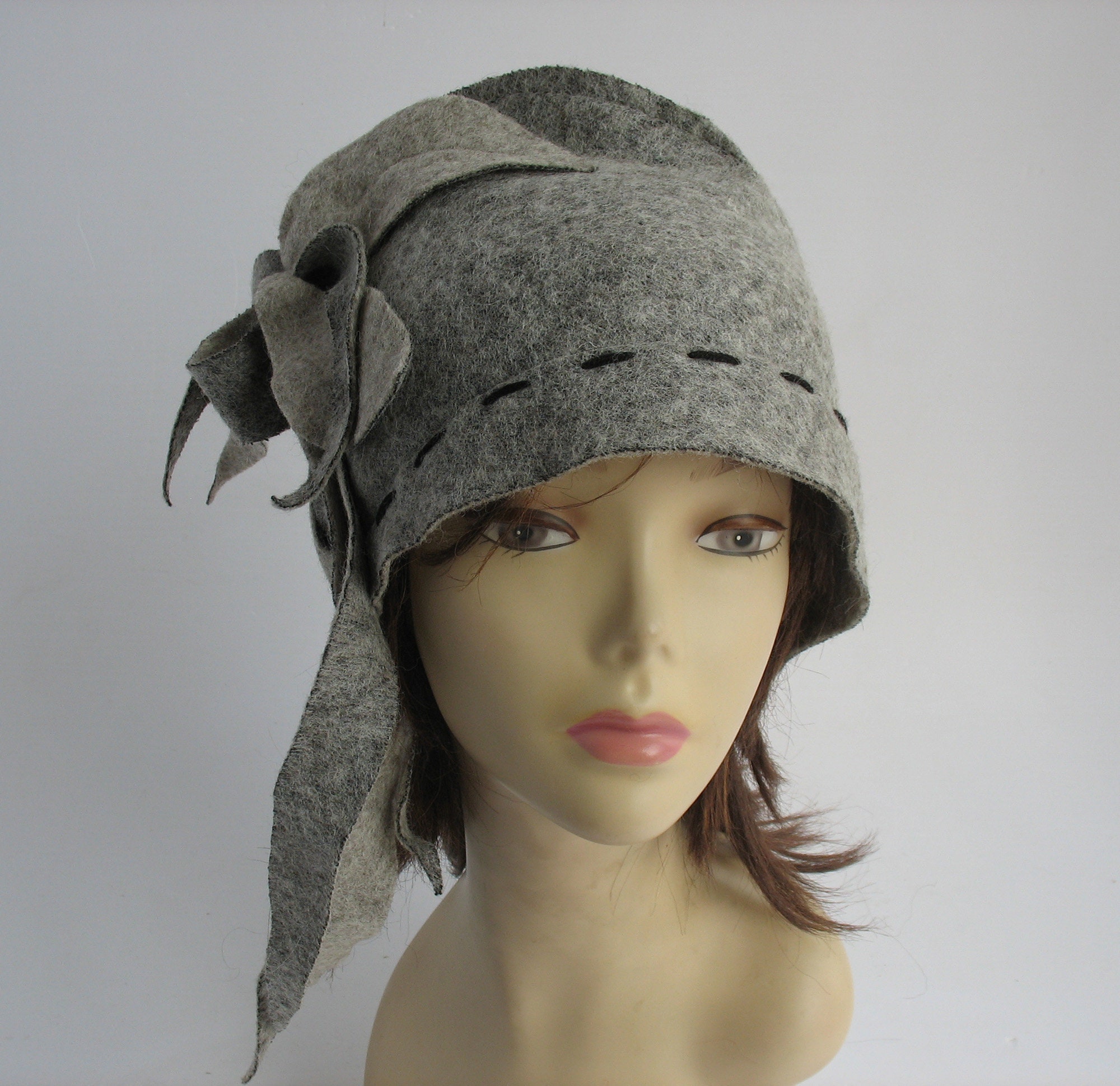 Medieval Womens Hat Woolen headwear Chaperone cap Festival hat | Etsy