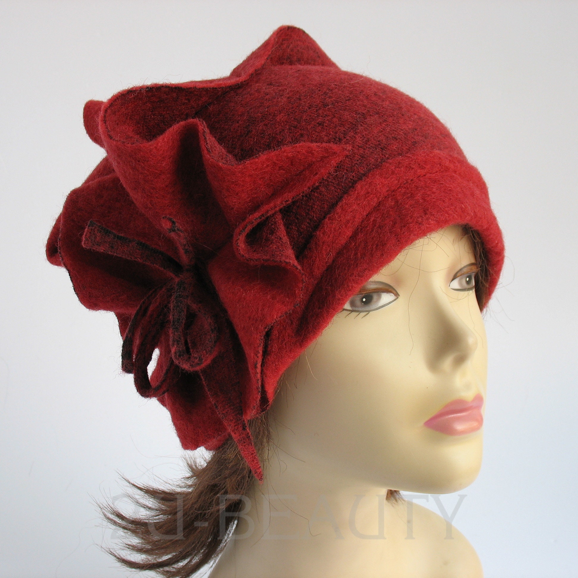 Clothing-gift Womens Red Hats Small Size Women Hat warm cozy | Etsy