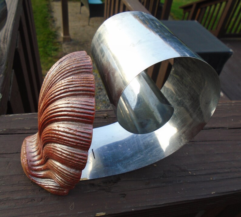 Portacartas náuticas Fred O. Farr Art Deco Revere Seashell Coil de los ...