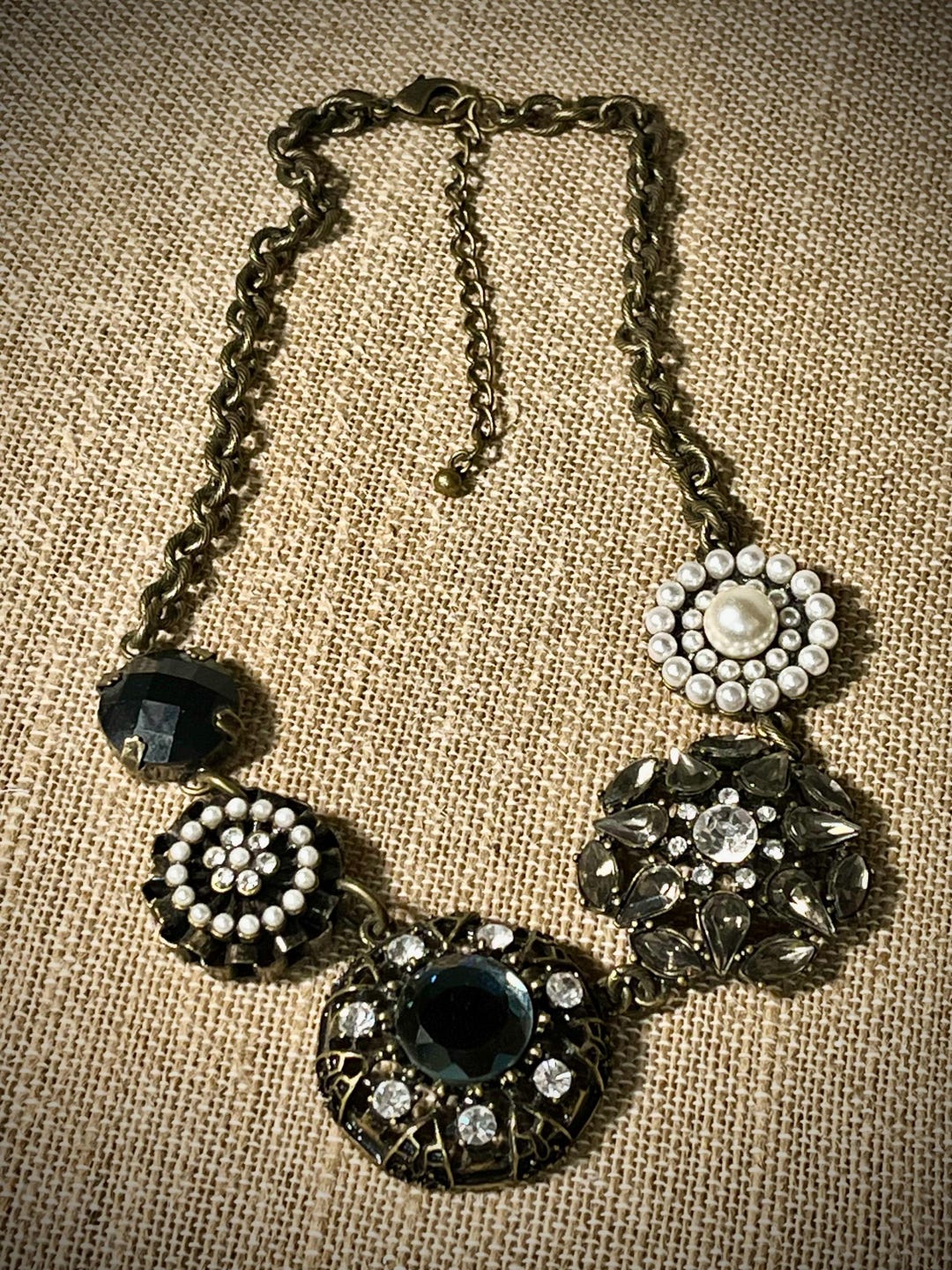 Lia Sophia "curio" Bib Necklace: Statement Jewelry, 19in - Etsy