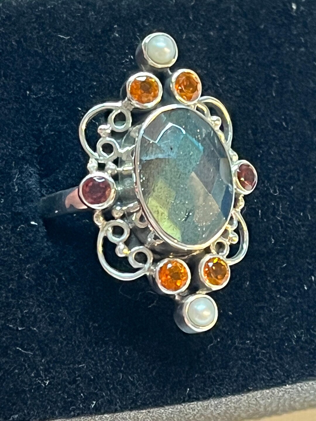 Gorgeous Nicky Butler Designer Statement Labradorite Ring New in Box ...