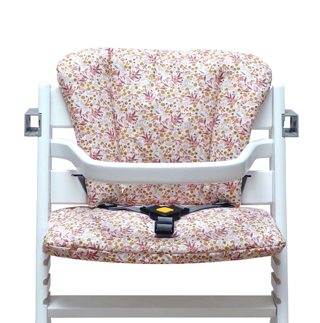 Timba Cushion Set COATED for Bebeconfort Highchair - Flower Meadow Pink ...