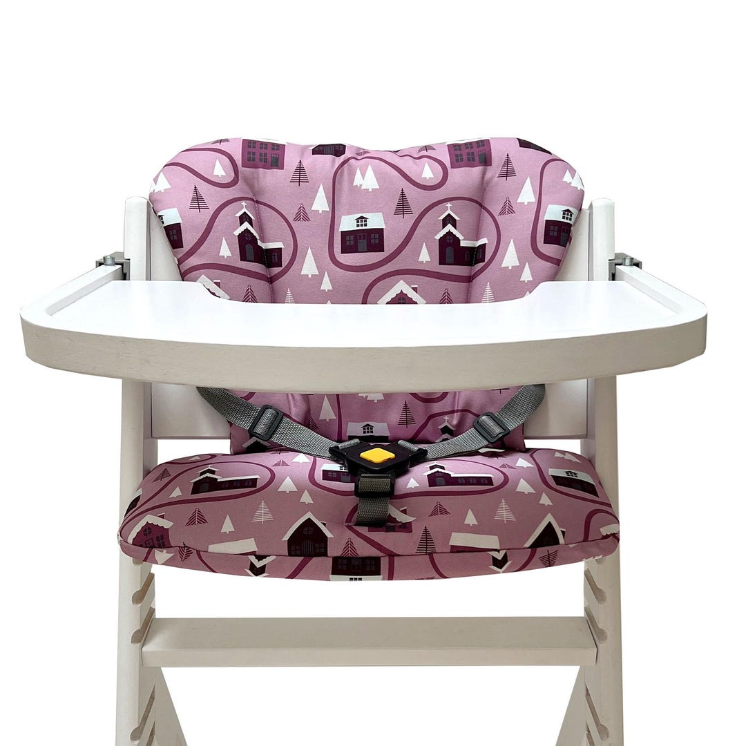 Timba Cushion Set for Bebeconfort Highchair Christmas Pink Snow for ...