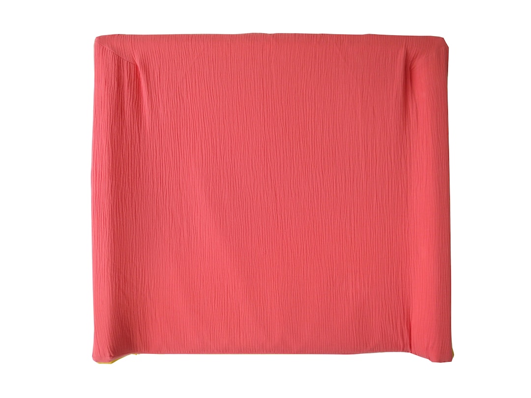 Muslin Cover in Coral Red for Changing Mat Changing Mat Vädra - Etsy