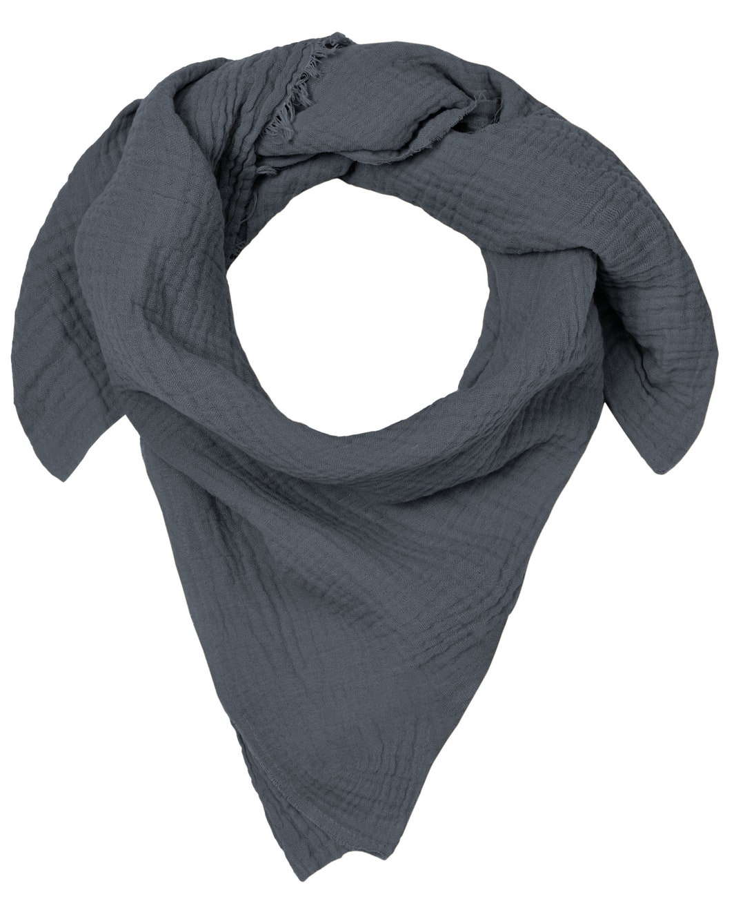 Muslin Cloth Scarf Children Dark Grey - Etsy Singapore