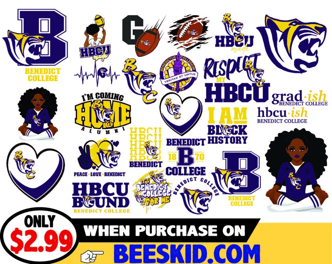 Benedict College Svg Hbcu Svg Hbcu Teams Svg Hbcu Football - Etsy