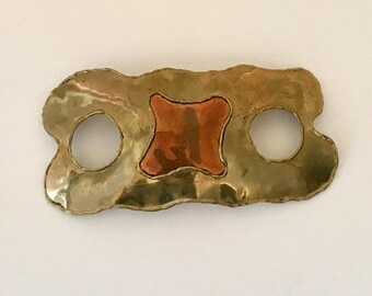 Copper belt buckle | Etsy