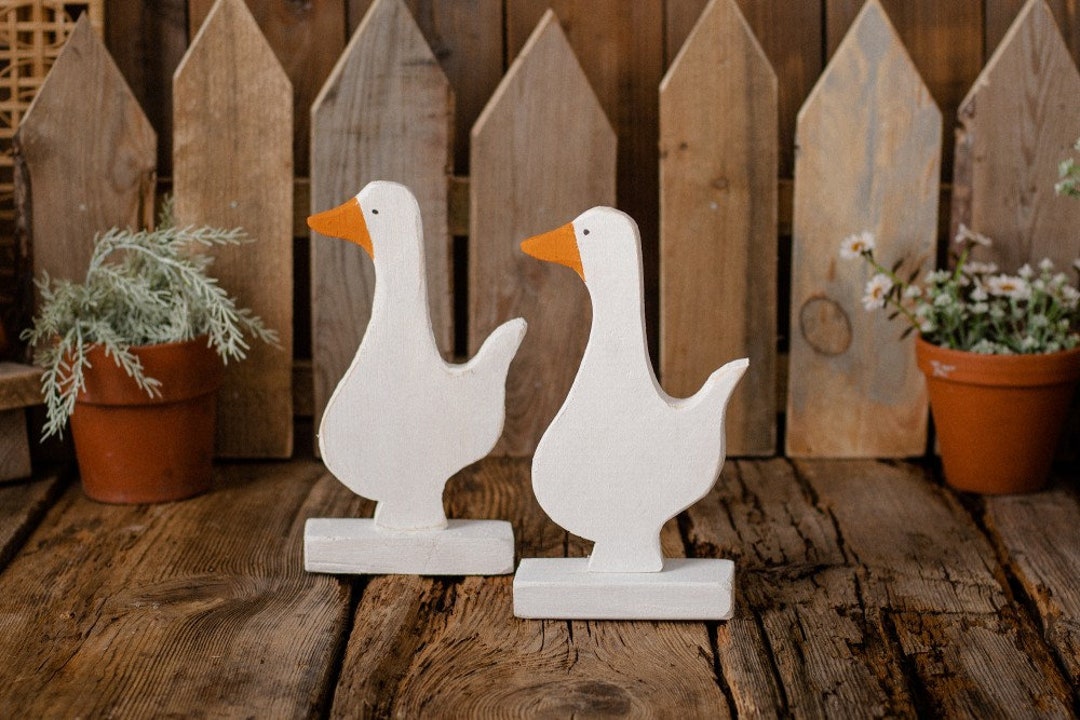 Wooden Goose HALINKA - Children Photography Prop, Vintage Style Wood ...