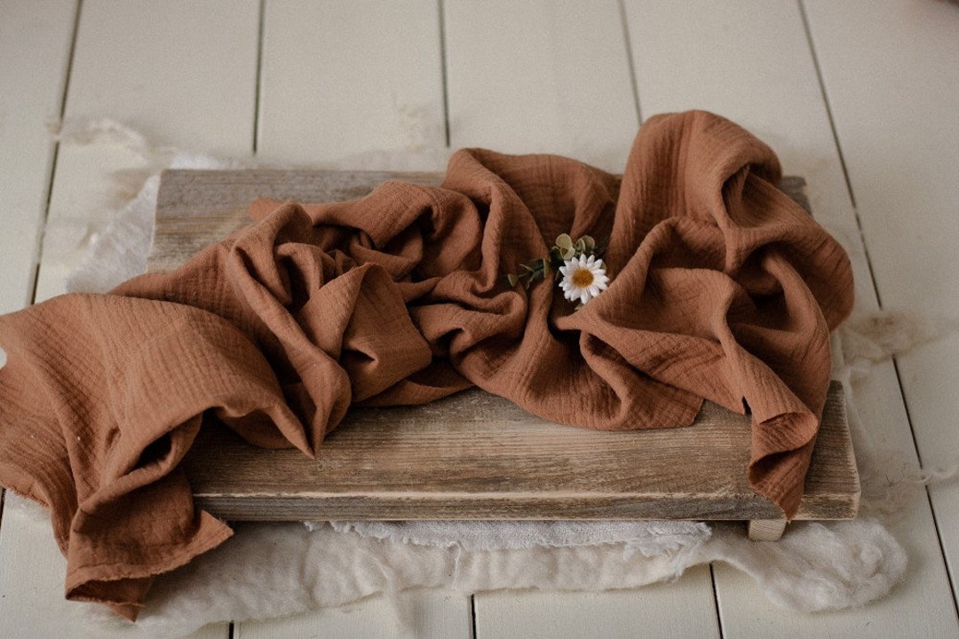 ORGANIC WRAP rusty Newborn Wrap, Newborn Props, Elastic, Photography ...