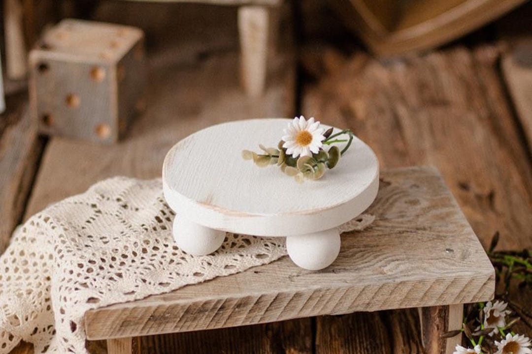 TINY Mini BEDSIDE TABLE Photography Prop,newborn and Baby Photography ...