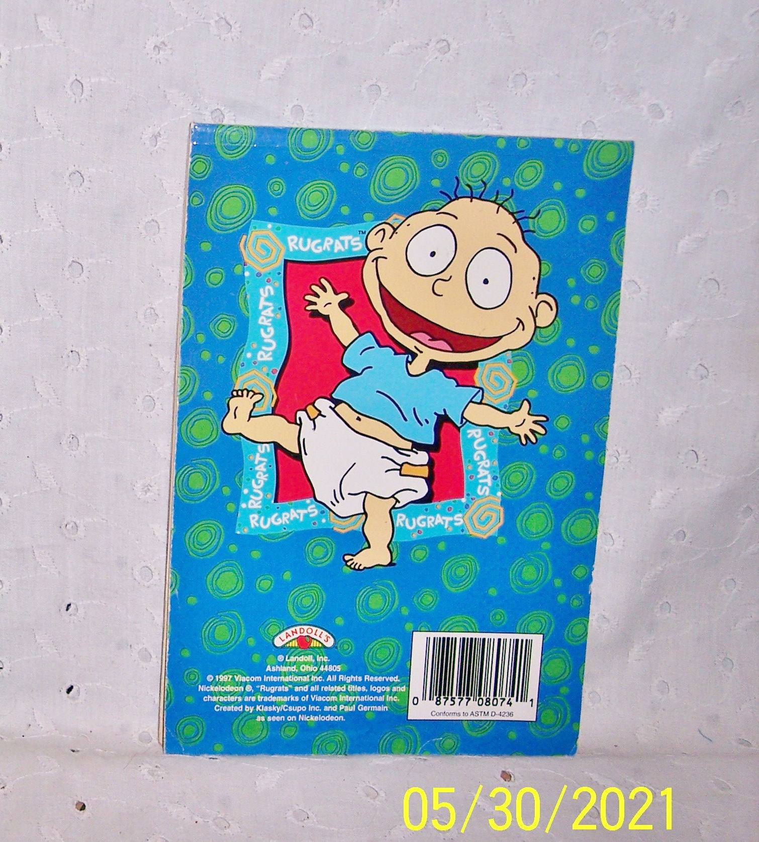 RUGRATS ACTIVITY Pad NICKELODEON New - Collectors - Vintage 1997 ...