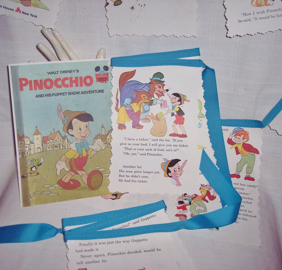 PINOCCHIO BANNER His Puppet Show Adventure- Bunting, Garland :party ...