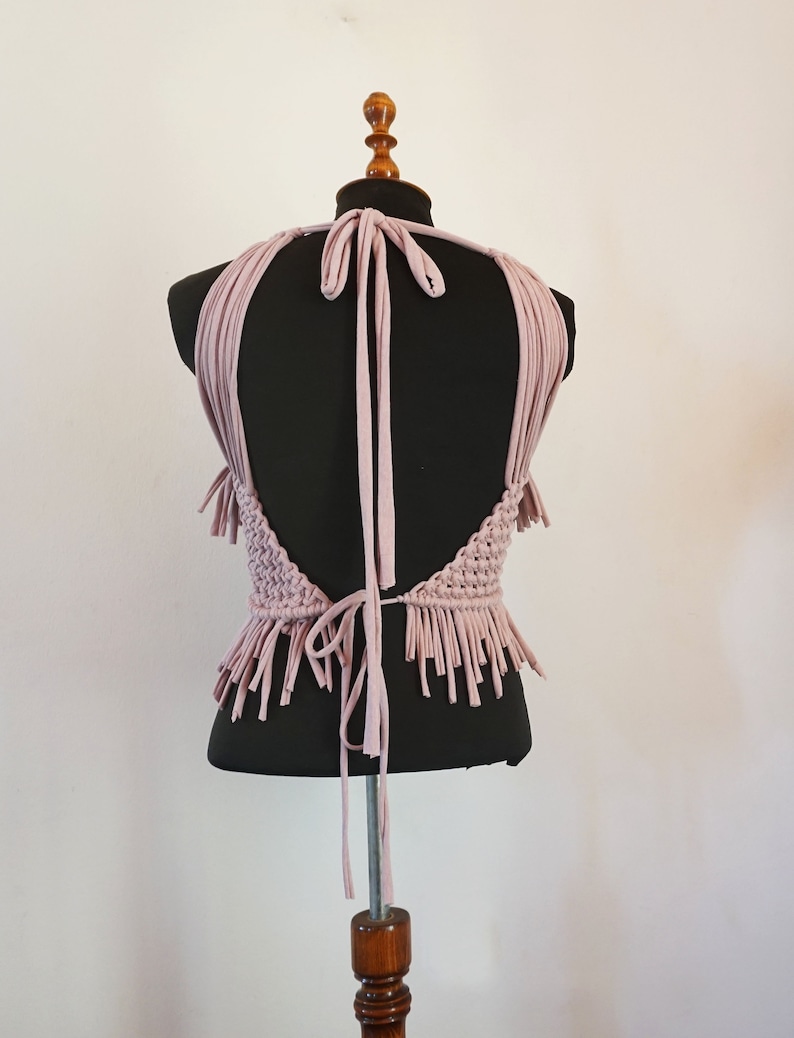 Macrame Top, Macrame Corset, Festival Wear, Boho Wear, Macrame Clothing ...