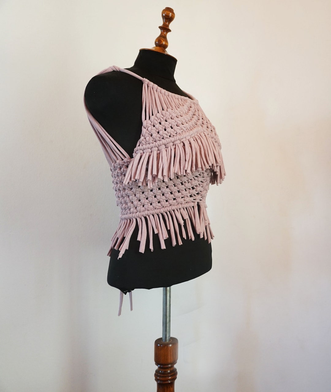 Macrame Top, Macrame Corset, Festival Wear, Boho Wear, Macrame Clothing ...