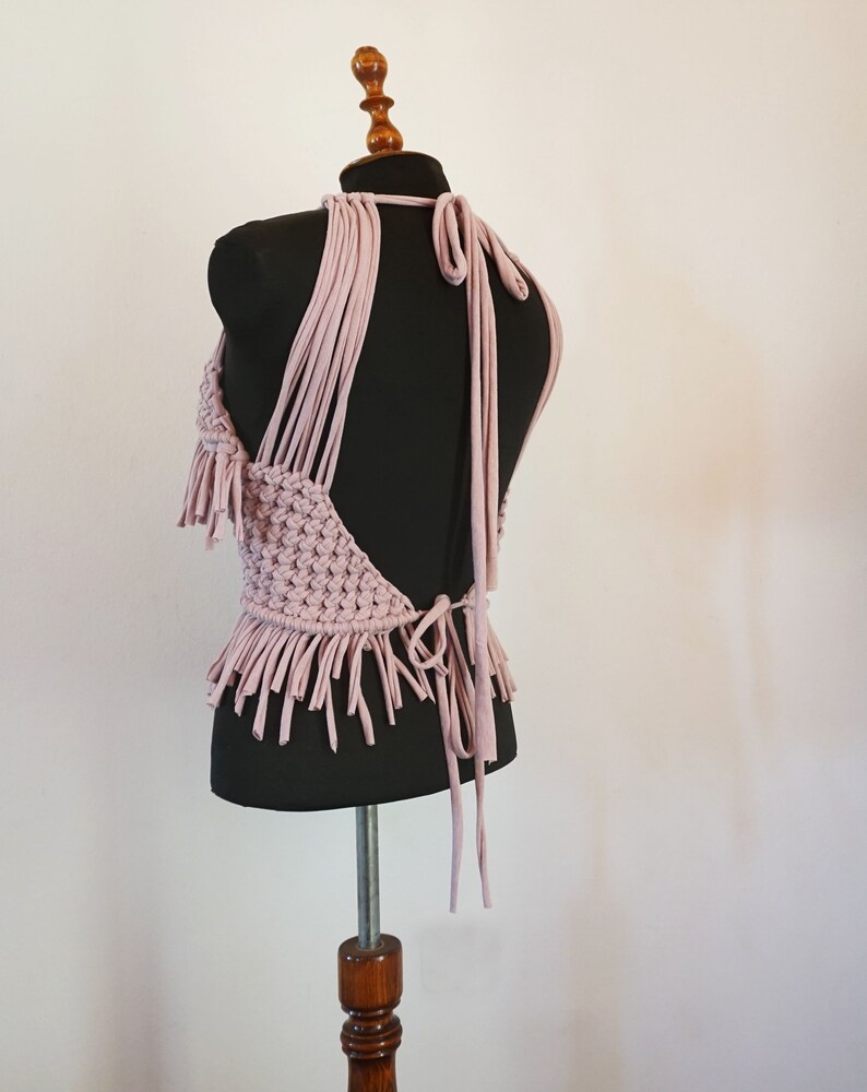 Macrame Top, Macrame Corset, Festival Wear, Boho Wear, Macrame Clothing ...