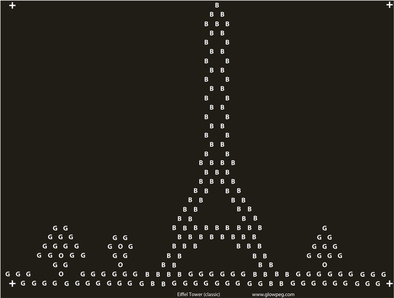 Lite Brite Template Refills 10 Designs Landscape Theme Pack self Print ...