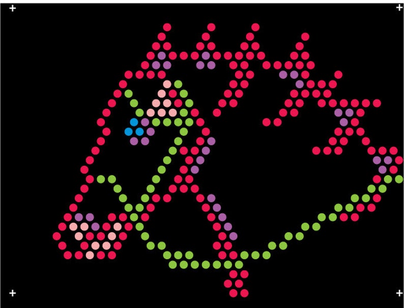 Lite Brite Refills 10 Designs Animal Theme Pack (digital Files) - Etsy