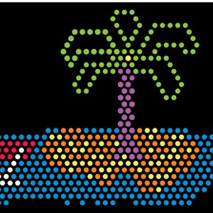 Lite Brite Template Refills 10 Designs Landscape Theme Pack (self Print ...