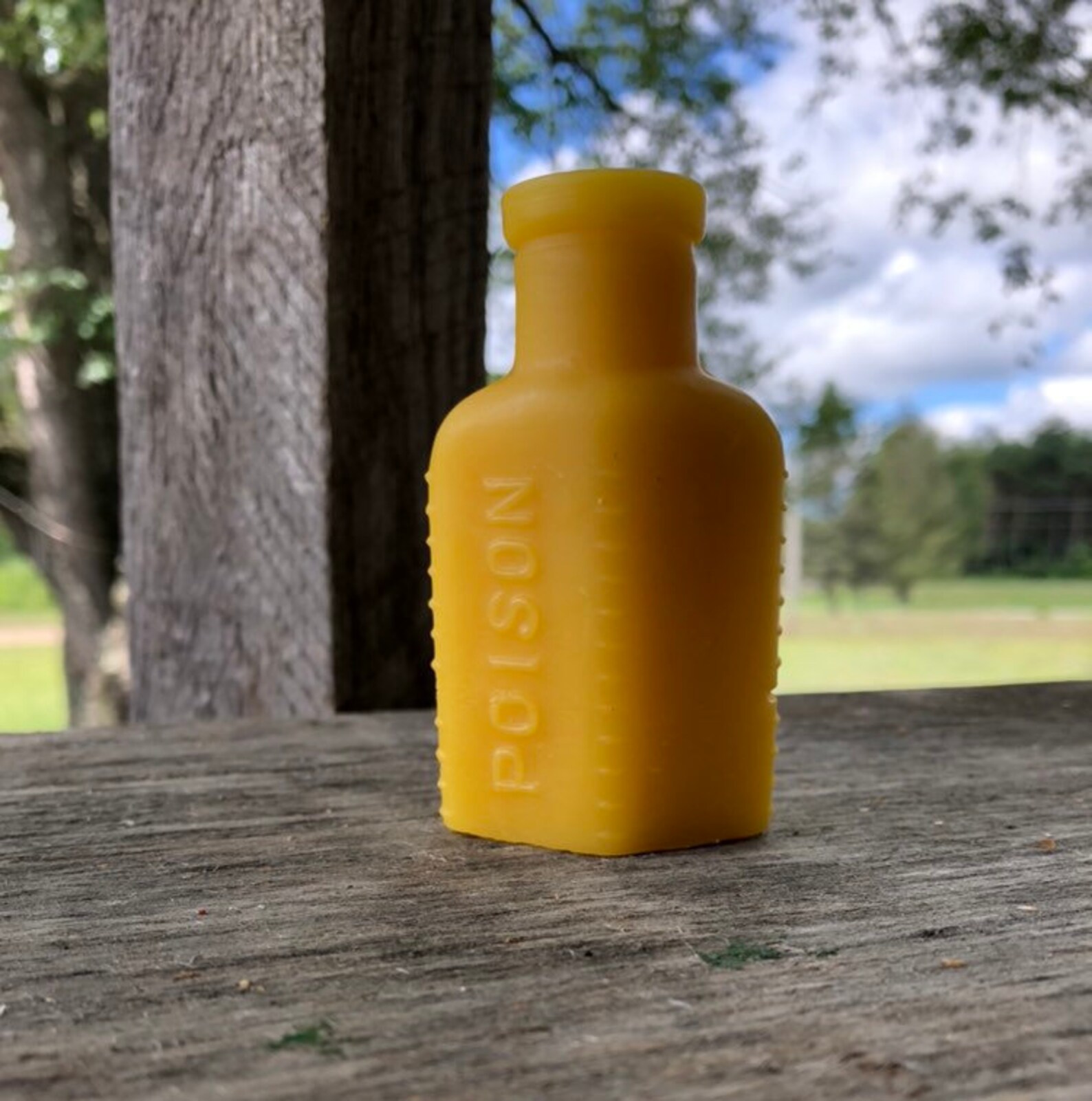 Michigan Beeswax Candle - Poison Bottle - Apothecary - Antique Bottle ...