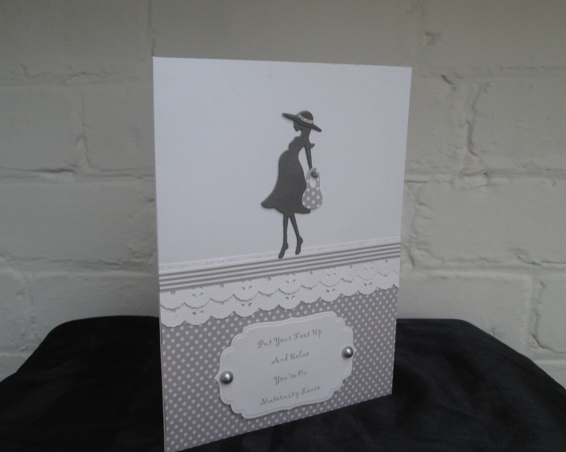 Boxed Handmade Maternity Leave Card - Etsy