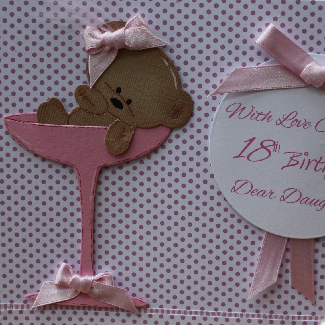 Handmade 18th Birthday Card - Etsy UK