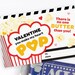 Popcorn Valentine's Day Card - Classroom Valentines for Kids - You Make ...