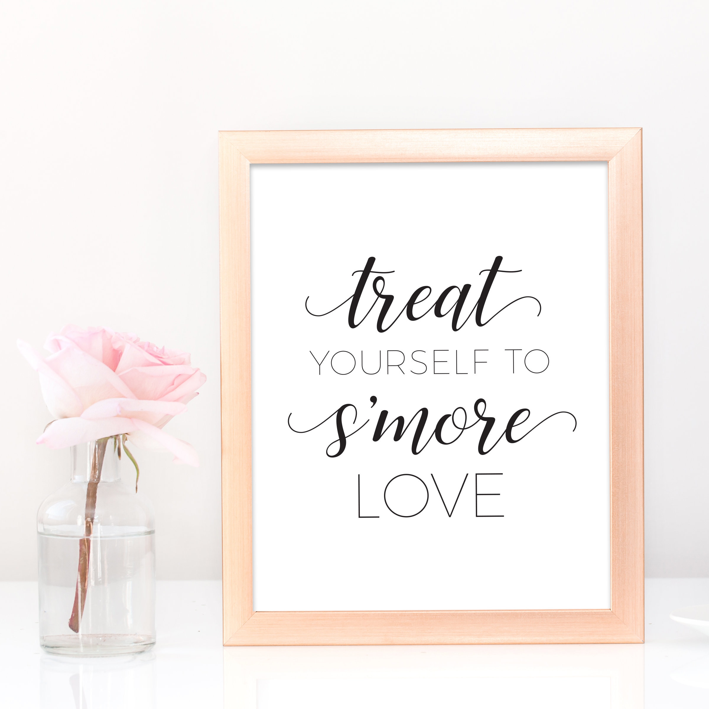 Smore Love Wedding Sign Printable File Treat Yourself to | Etsy