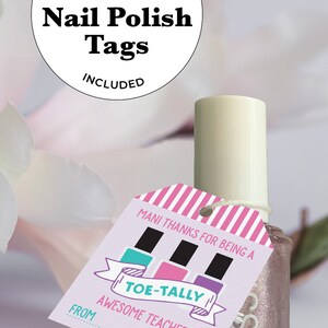 Teacher Appreciation Gift Card Holder and Thank You Tags for Spa ...