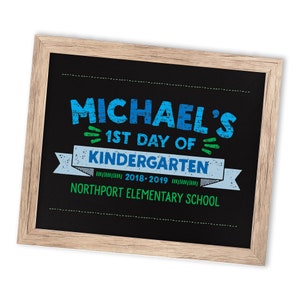 First Day of School Sign Back to School Sign Printable | Etsy Canada