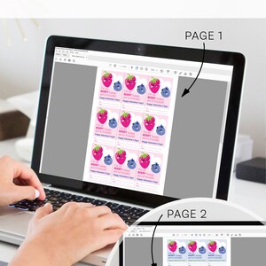 Printable Classroom Valentines Day Cards for Kids | Fruit Snacks Gift ...