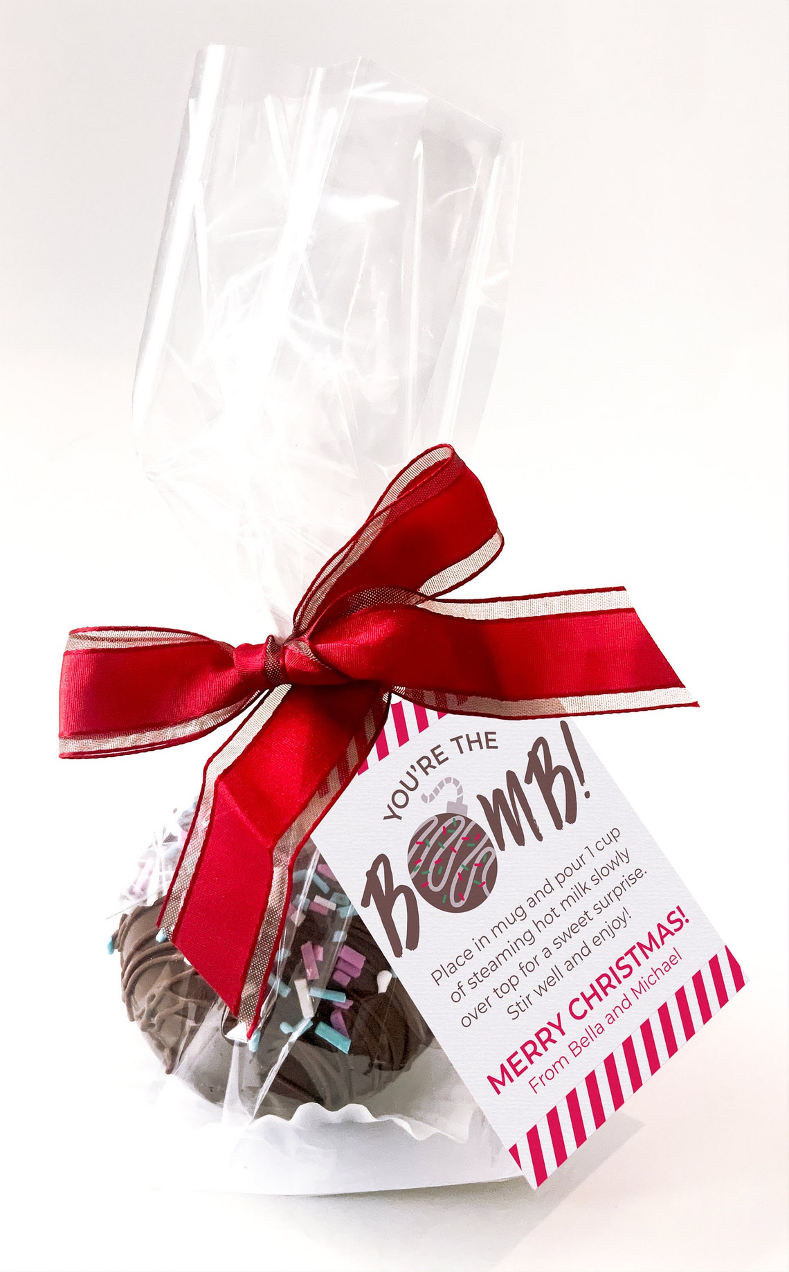 Hot Chocolate Bomb Gift Tags Instant Download Printable File | Etsy