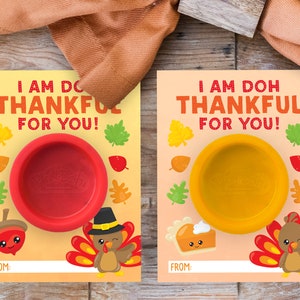 Thanksgiving Play Doh Cards for Kids - Thanksgiving Treat for Kids ...