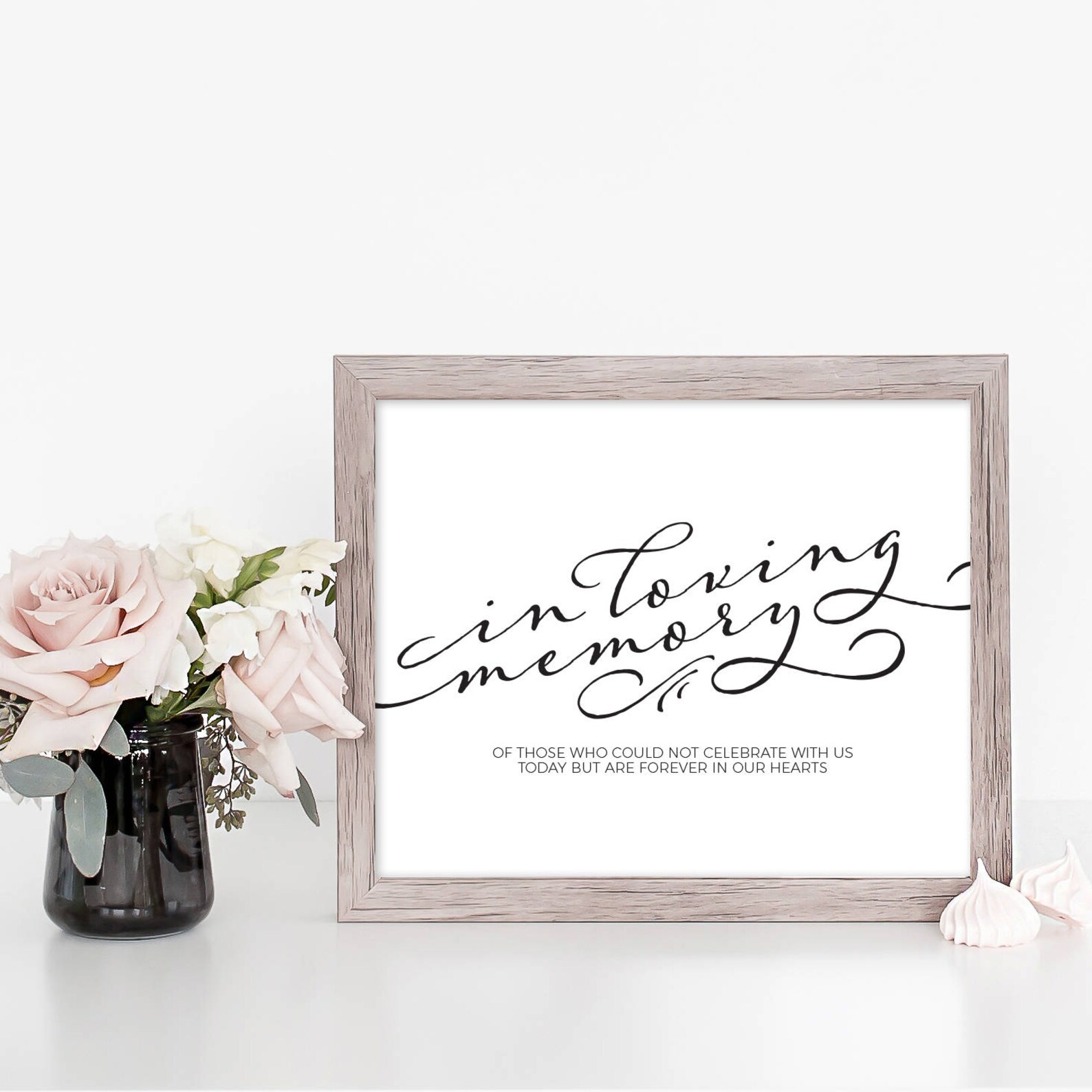 In Loving Memory Wedding Sign Printable Wedding Memory Sign - Etsy