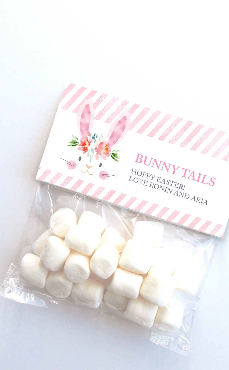 Bunny Tails Treat Bag Toppers for an Easter Party or Bunny - Etsy
