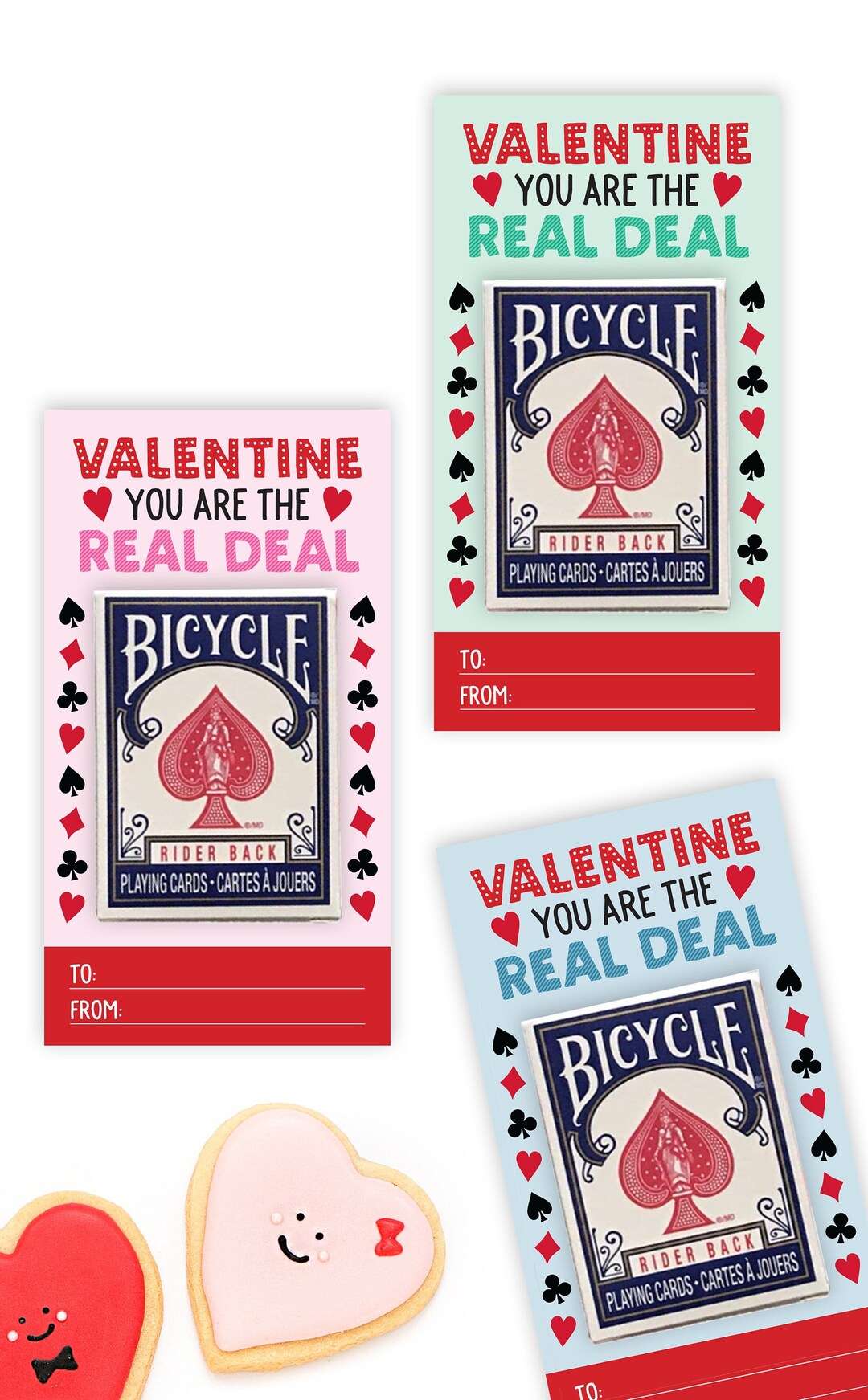 Deck of Cards Valentine Cards for Kids - Playing Cards Classroom ...